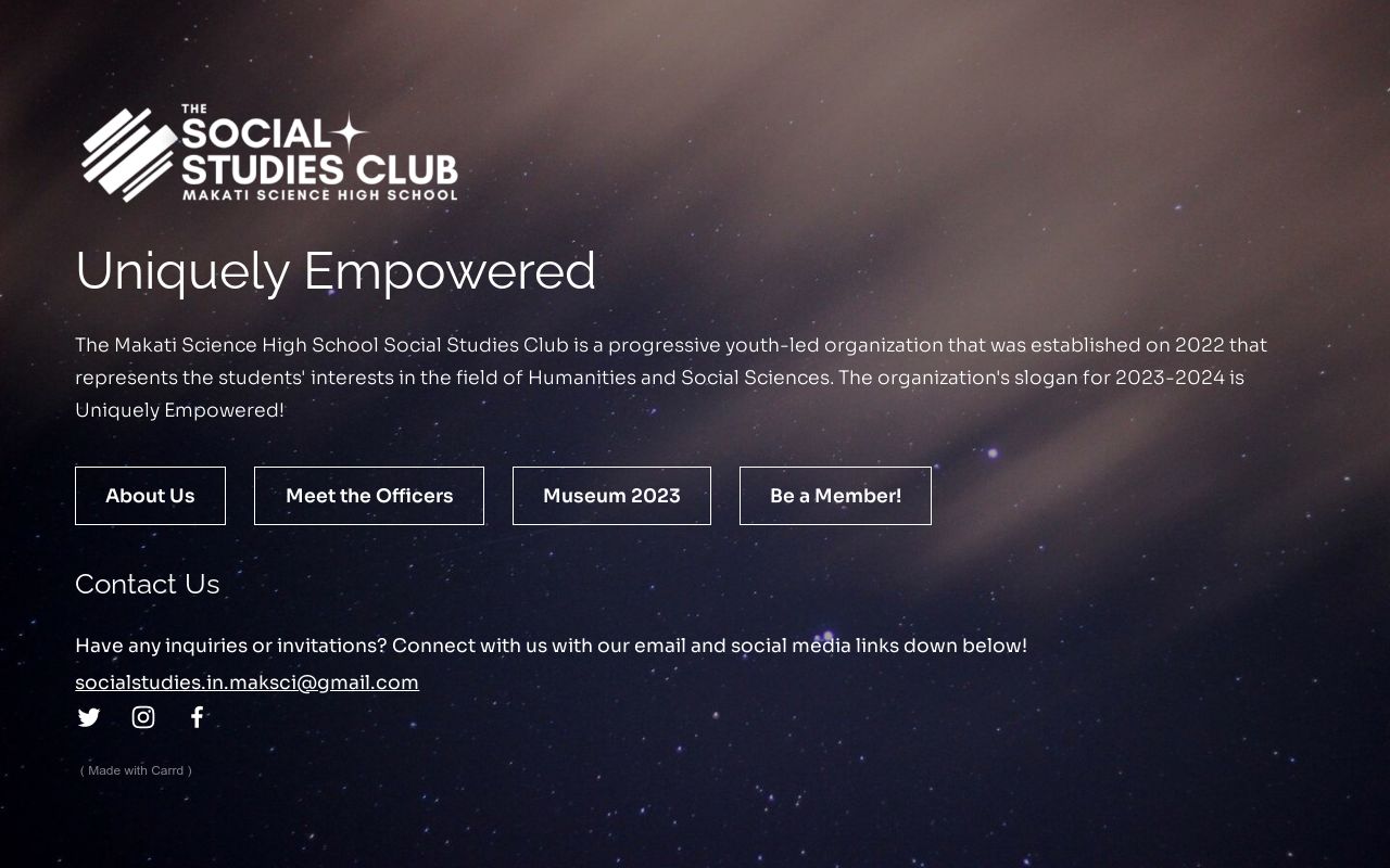 MSHS Social Studies Club